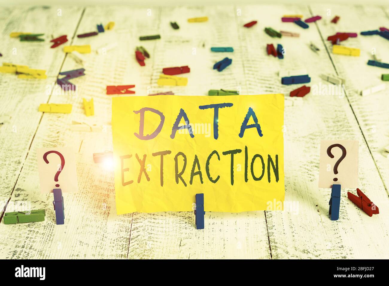 Conceptual hand writing showing Data Extraction. Concept meaning act or process of retrieving ...