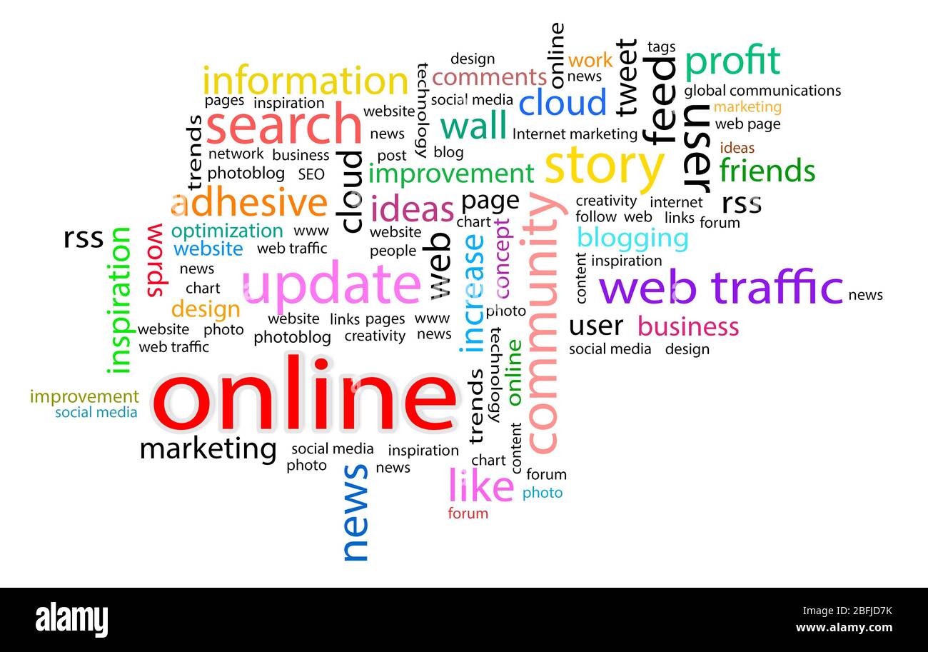 Word cloud. Internet concept Stock Photo - Alamy
