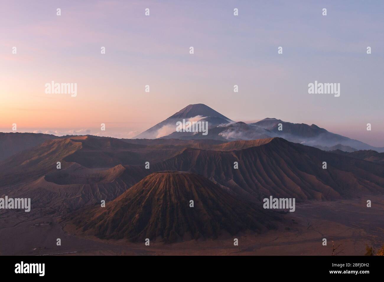Mount Bromo (Gunung Bromo), an active volcano in East Java, Indonesia ...