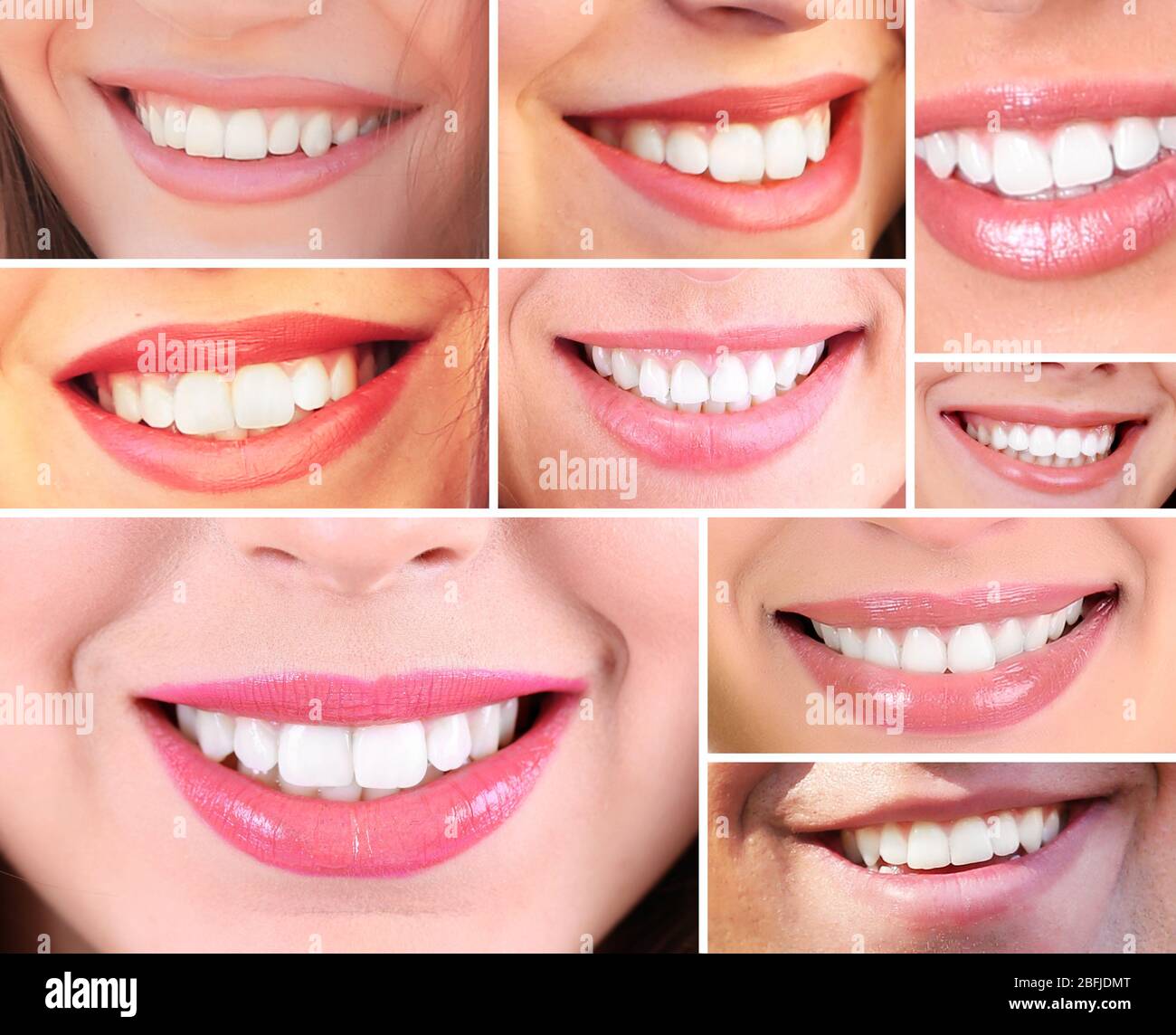 People smiles collage Stock Photo - Alamy