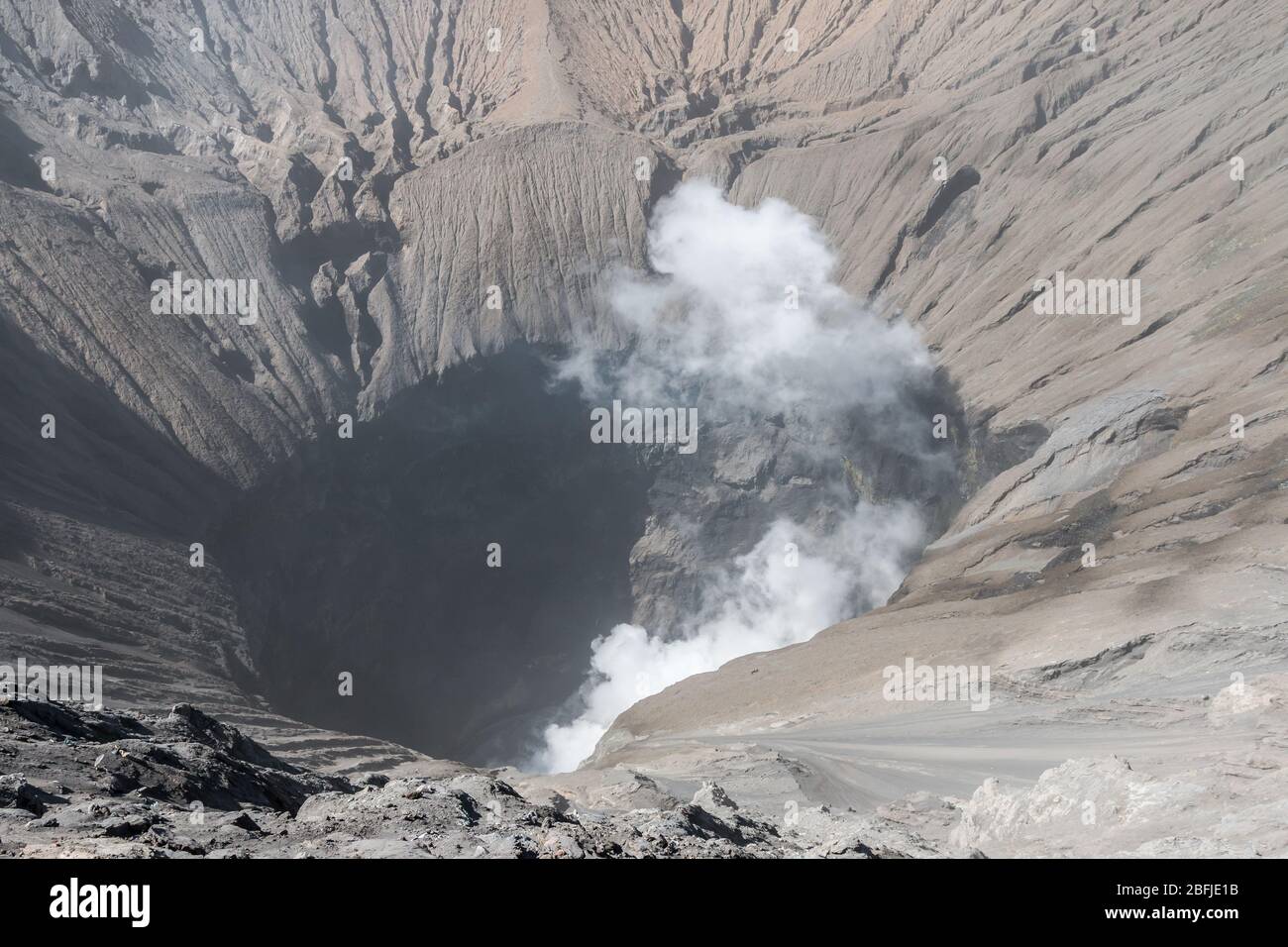 Mount Bromo (Gunung Bromo), an active volcano in East Java, Indonesia ...