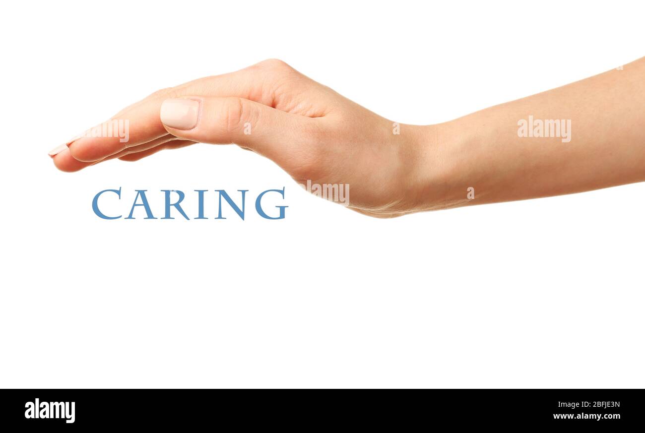 Caring and giving person Cut Out Stock Images & Pictures - Alamy