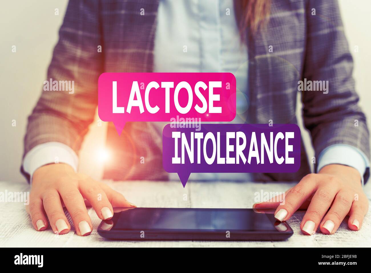 Word writing text Lactose Intolerance. Business photo showcasing ...