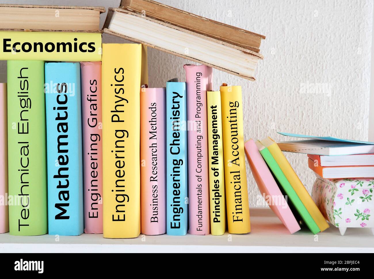 Stack Of Engineering Textbooks