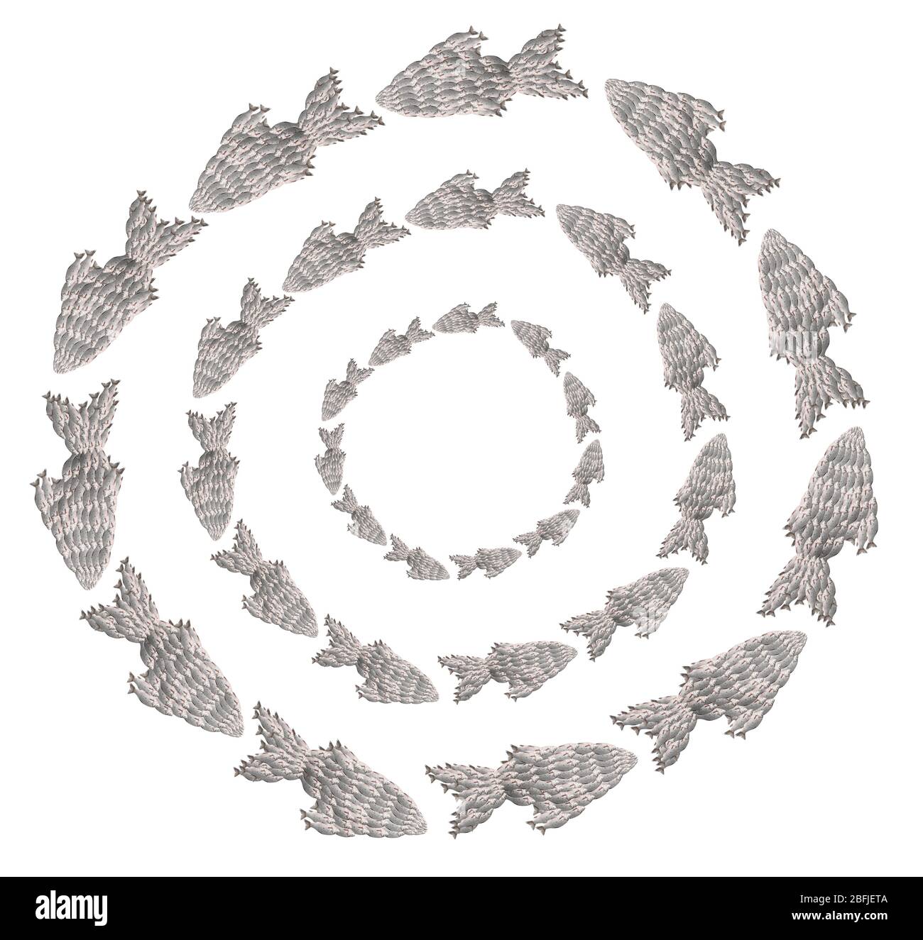 Circles in the sea Cut Out Stock Images & Pictures - Alamy