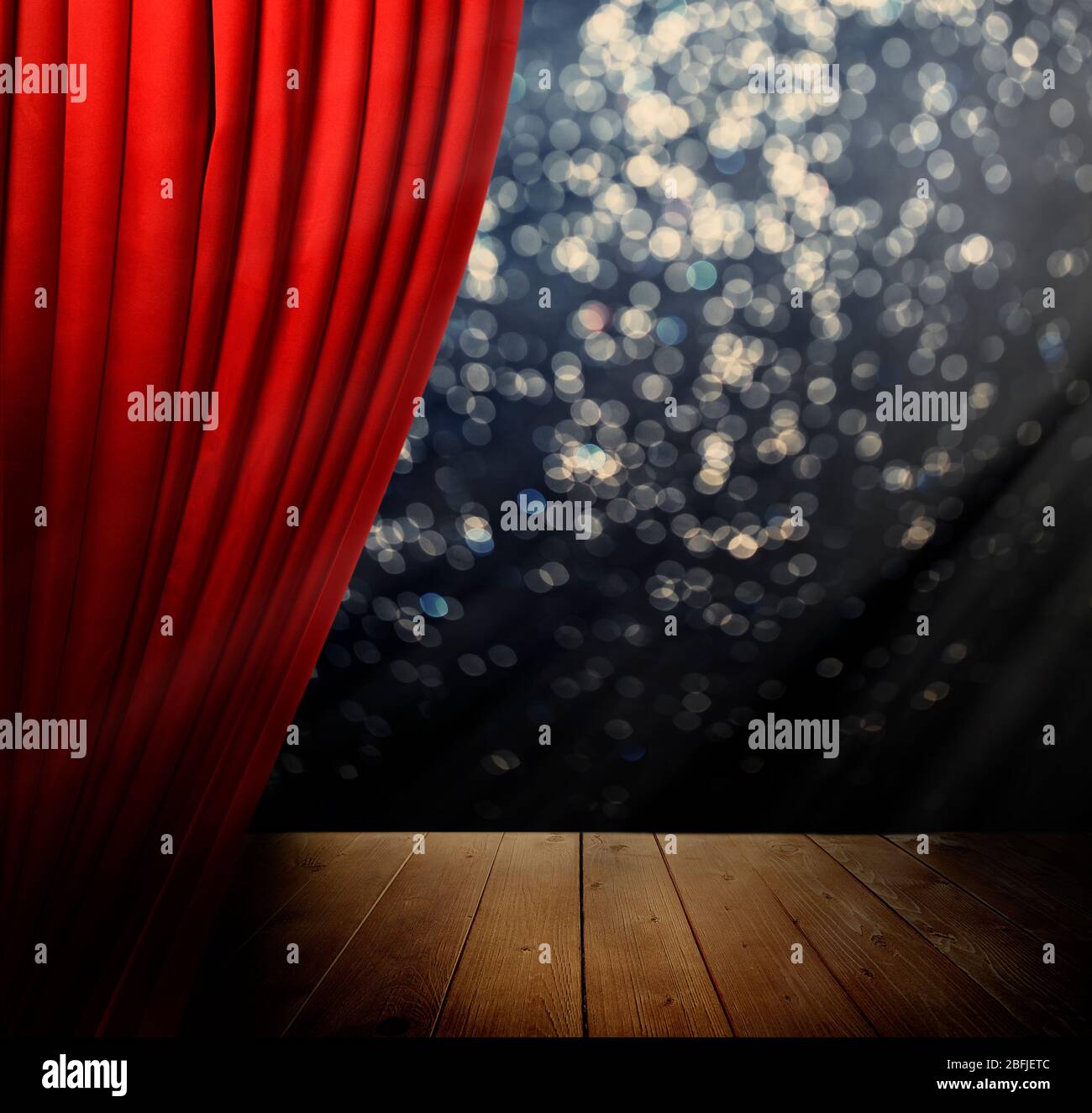 Empty stage before performance Stock Photo - Alamy
