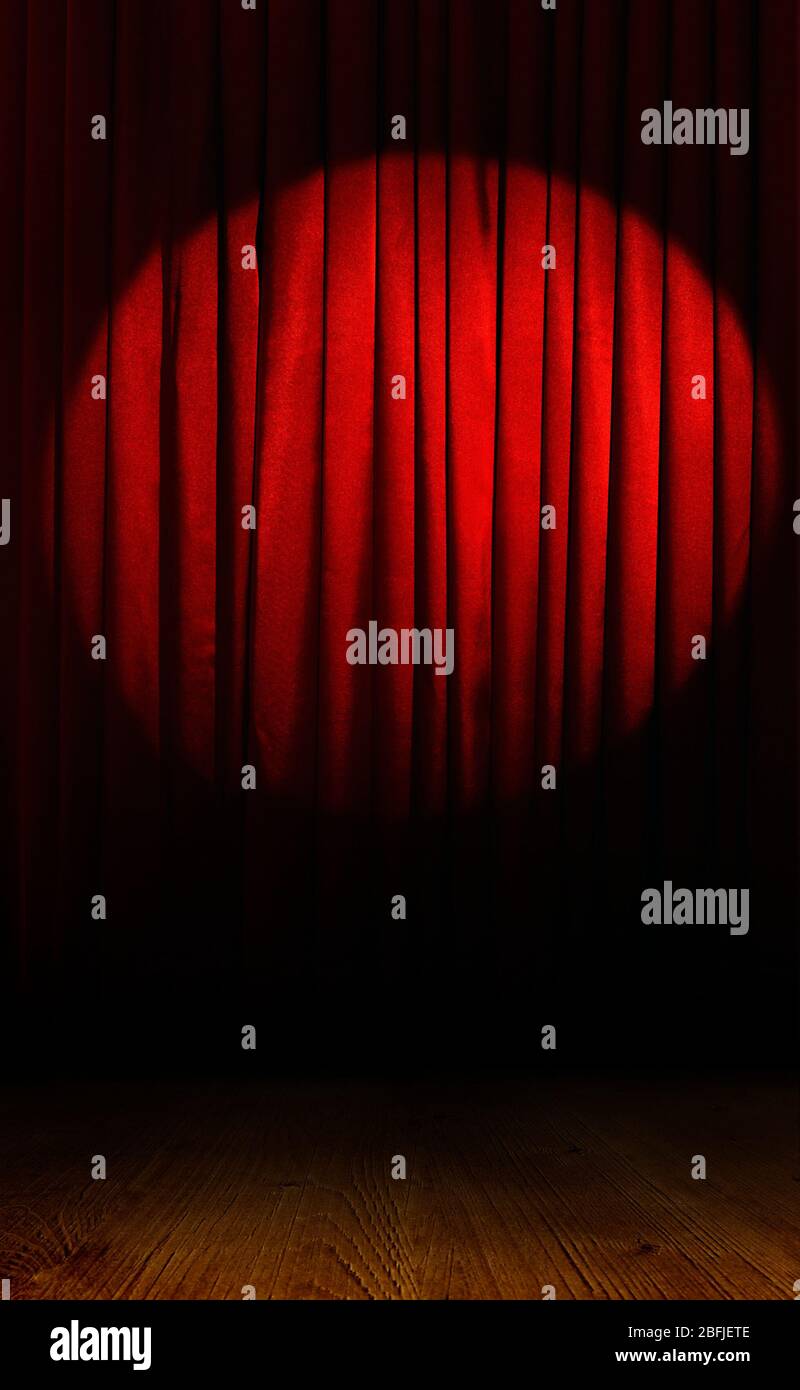 Empty stage before performance Stock Photo - Alamy