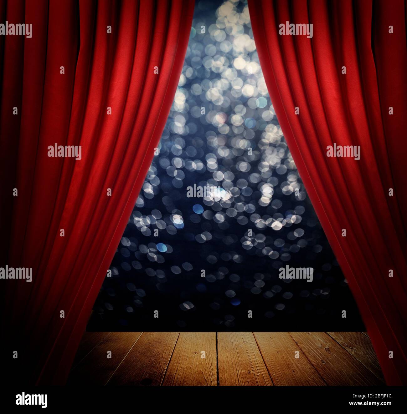 Empty stage before performance Stock Photo - Alamy