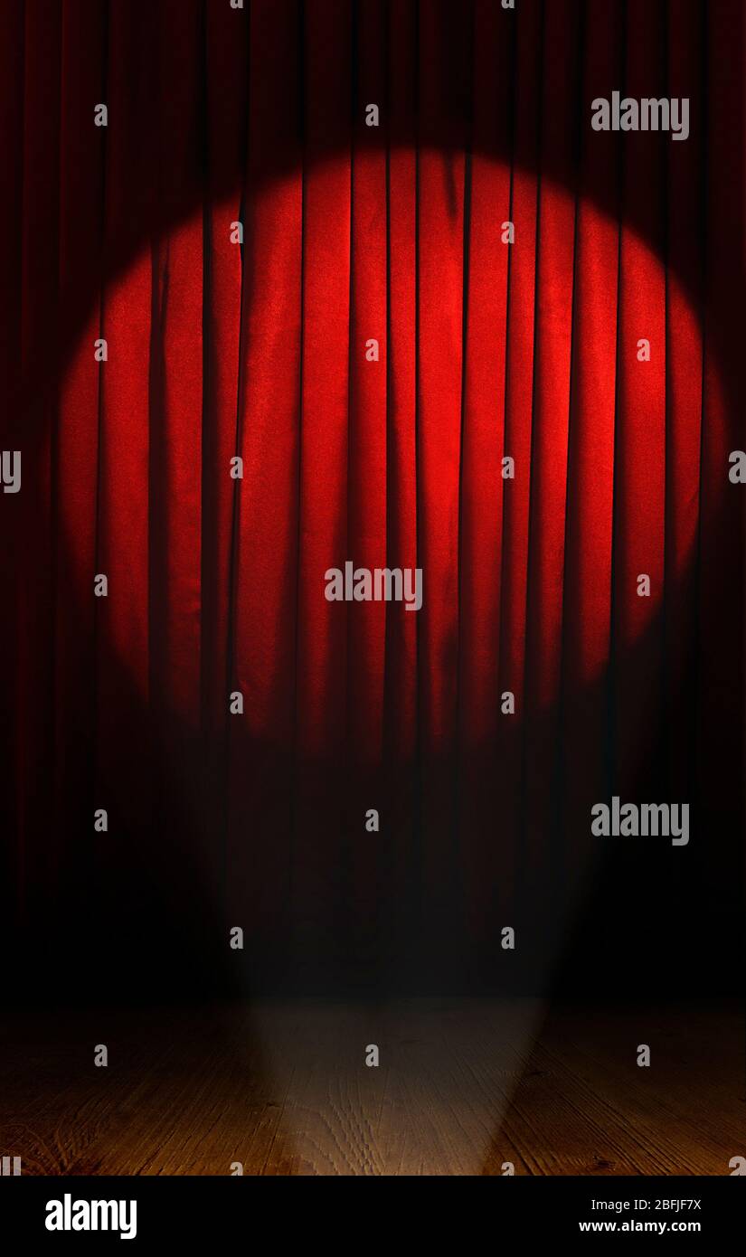 Empty stage before performance Stock Photo - Alamy