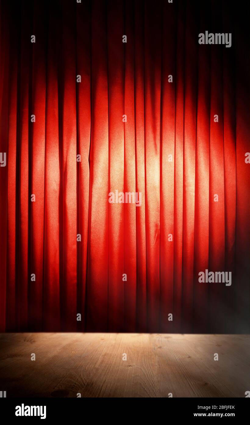 Empty stage before performance Stock Photo - Alamy