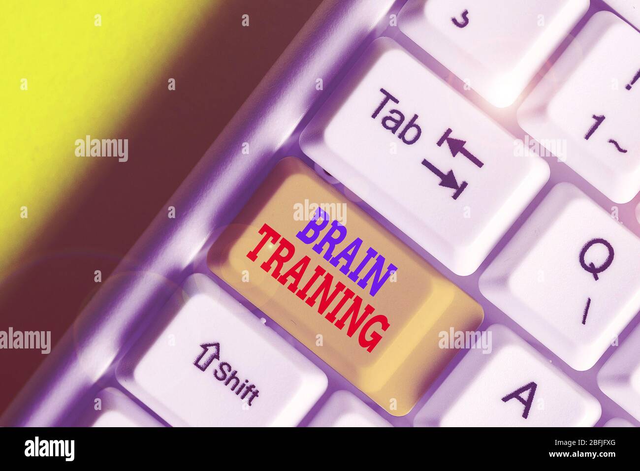 Handwriting text Brain Training. Conceptual photo mental activities to ...
