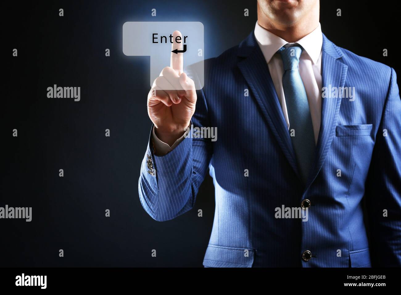 Push enter button hi-res stock photography and images - Alamy