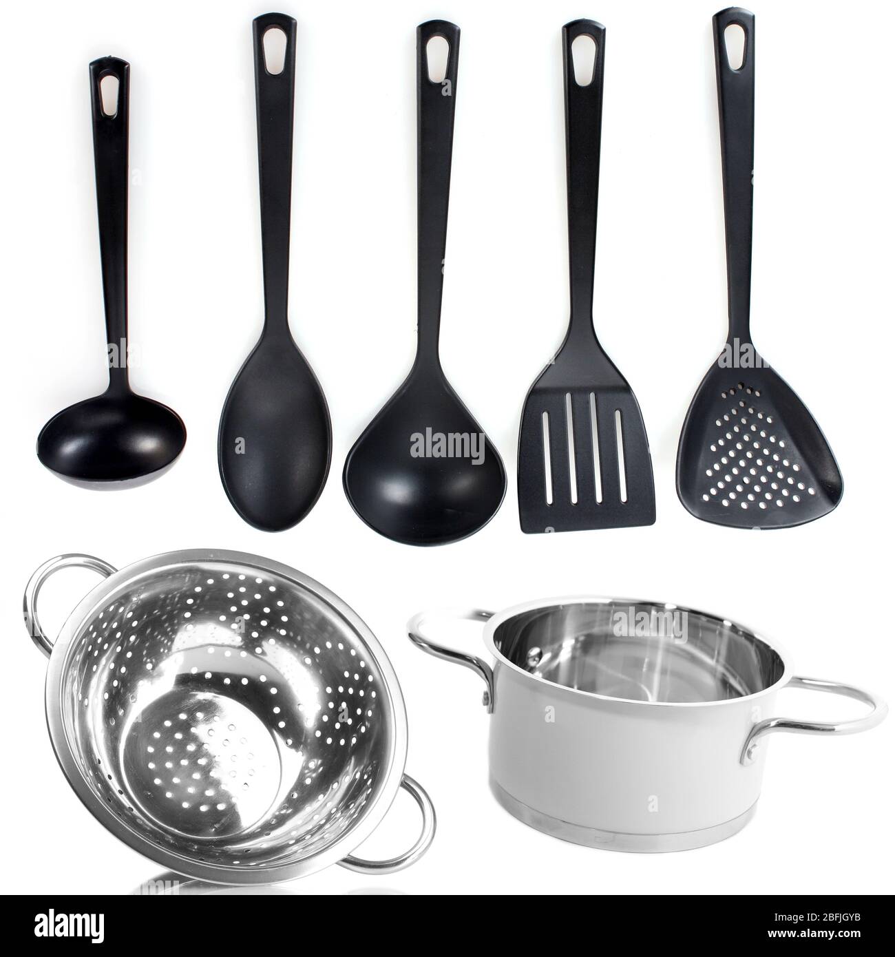 Collage isolated kitchen utensils hi-res stock photography and images ...