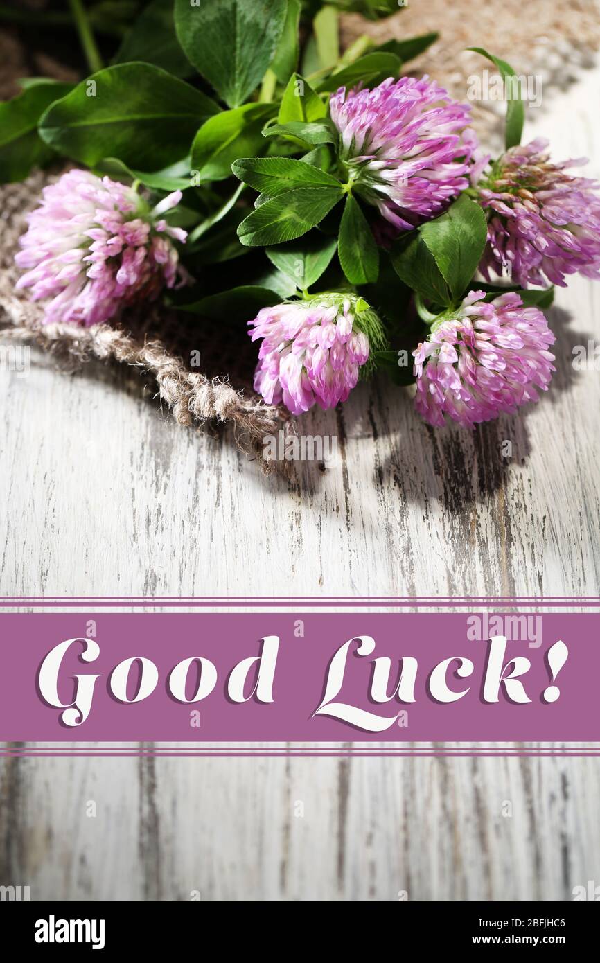 Good luck poster hi-res stock photography and images - Alamy