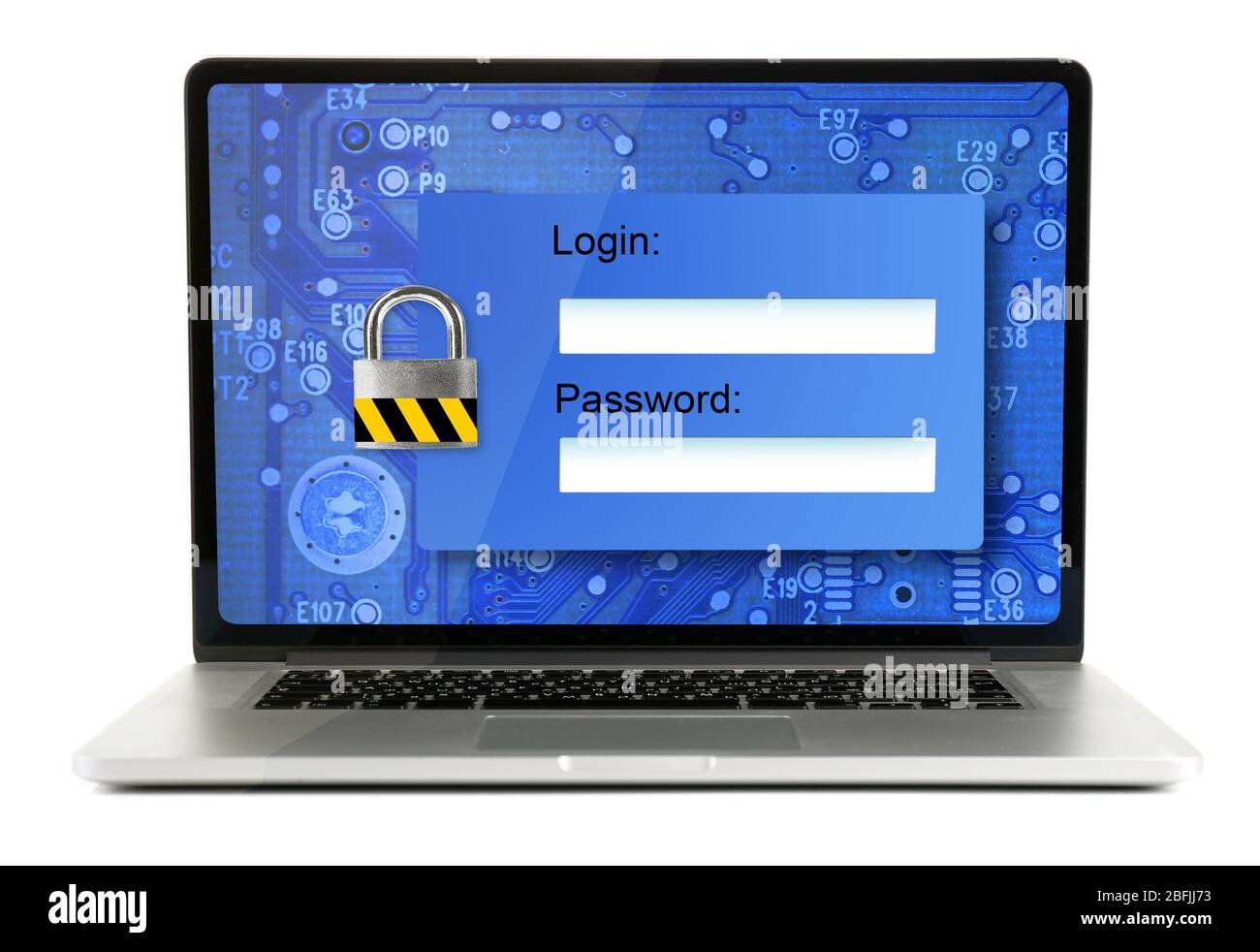 Security screen view Cut Out Stock Images & Pictures - Alamy