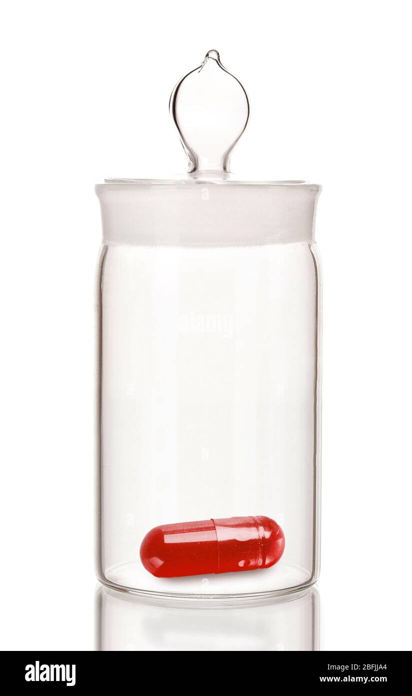 Transparent plastic pill jar hi-res stock photography and images - Alamy