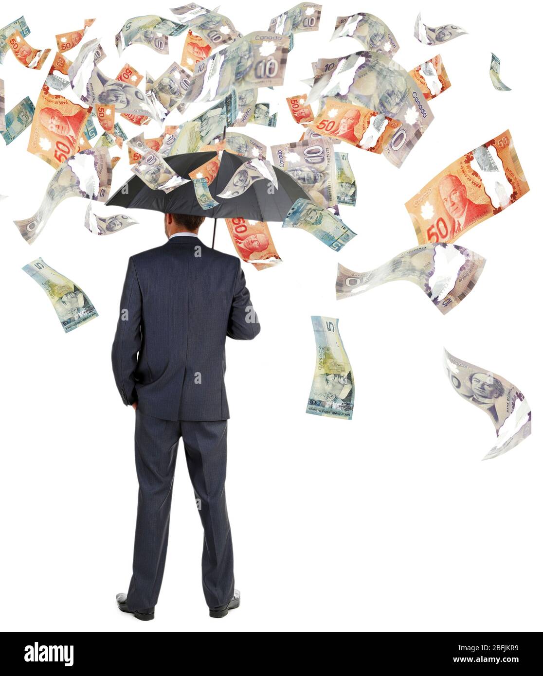 Umbrella money banknotes hi-res stock photography and images - Alamy