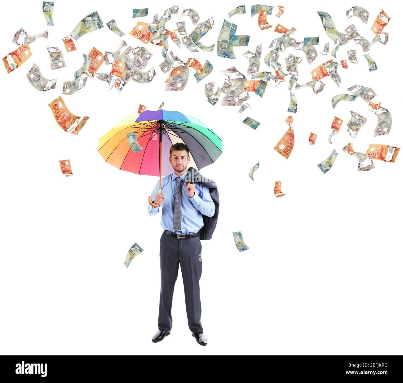 Rainbow banknotes Cut Out Stock Images & Pictures - Alamy