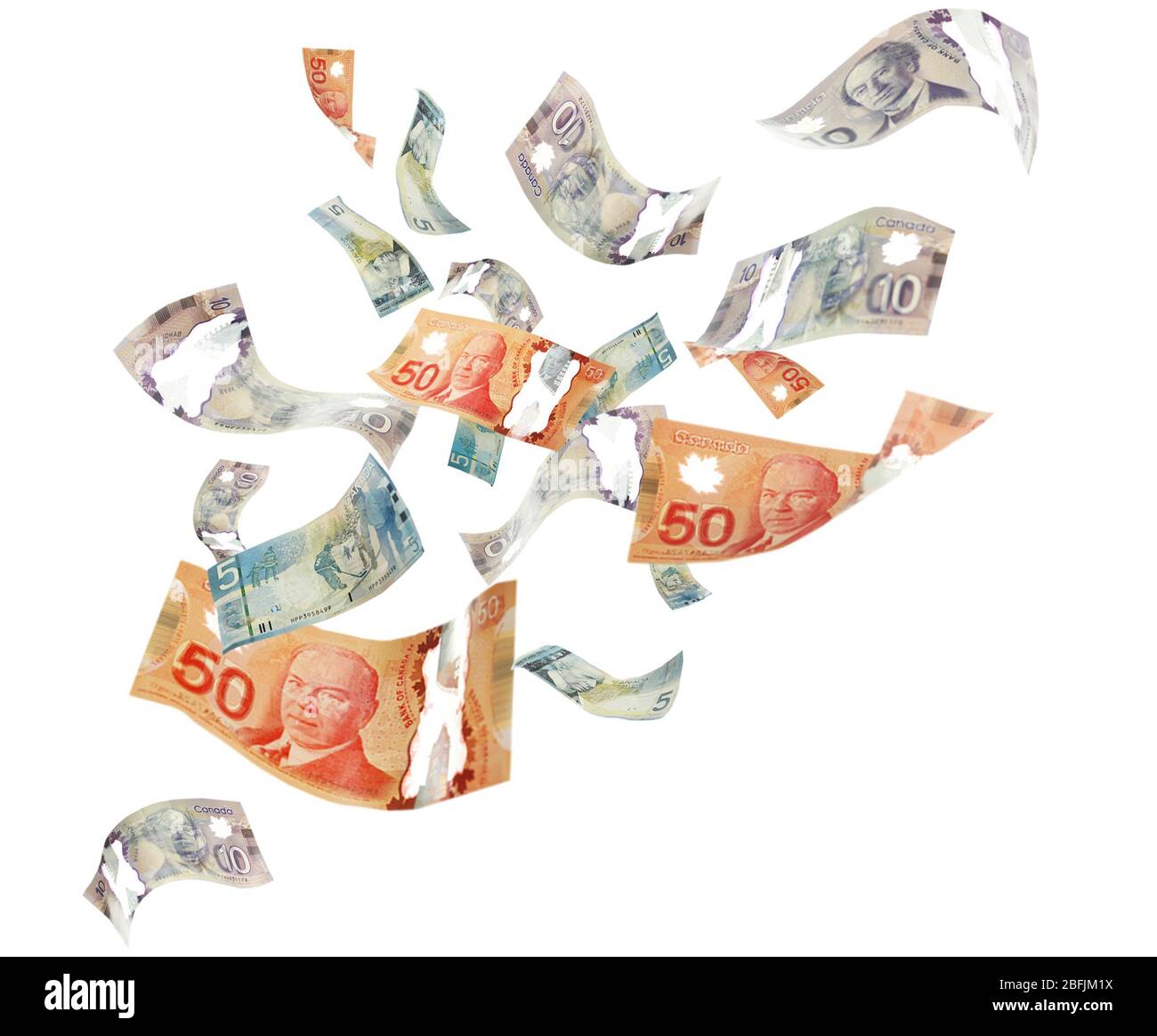 Raining Canadian Money Png