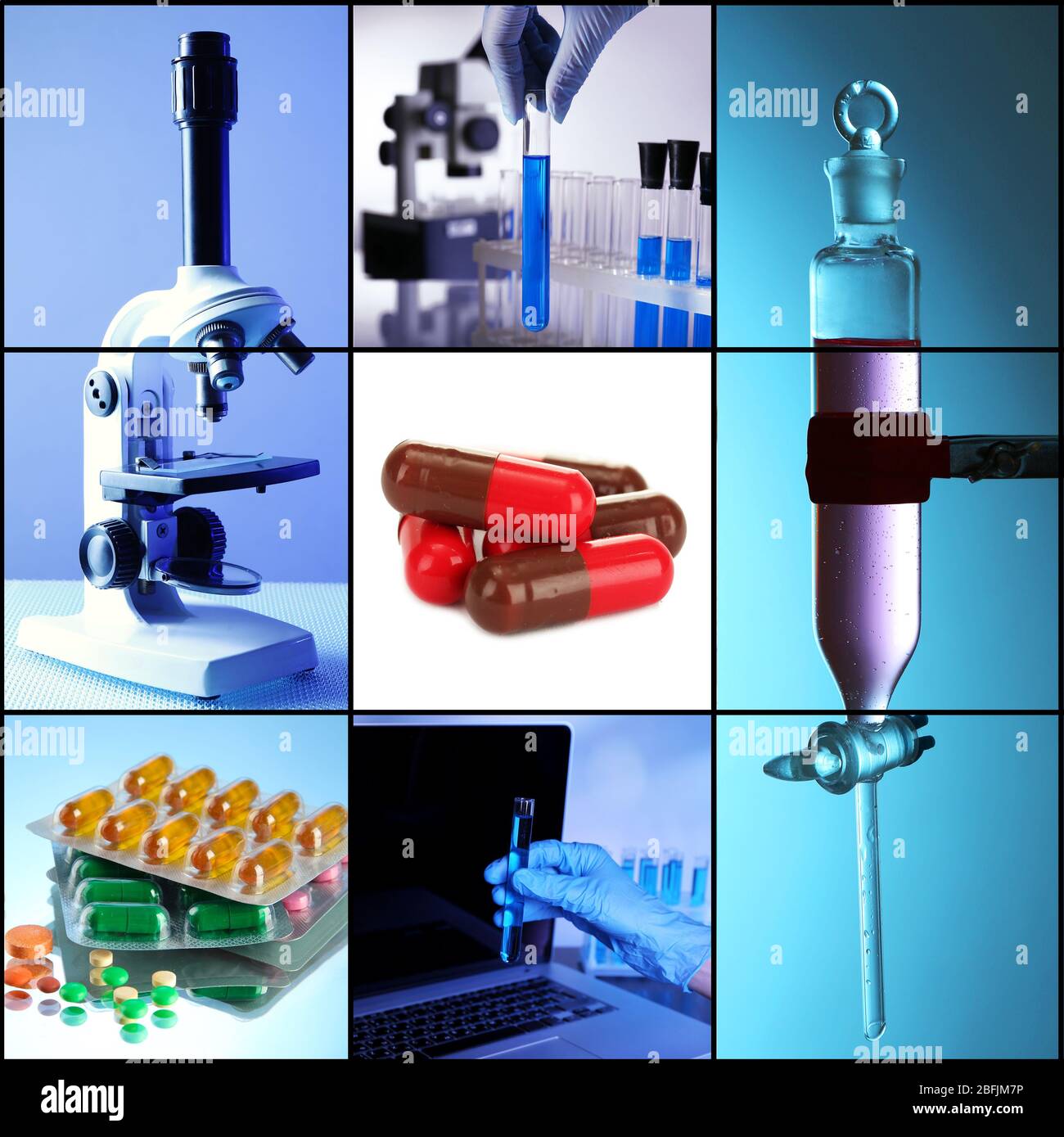 Collage scientist in laboratory hi-res stock photography and images - Alamy