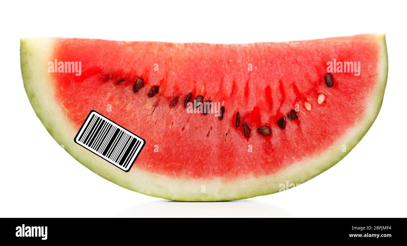 Watermelon natural product label hi-res stock photography and images ...