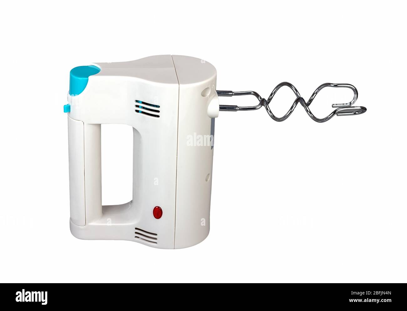 Electric hand mixer is a kitchen appliance intended for mixing isolated ...