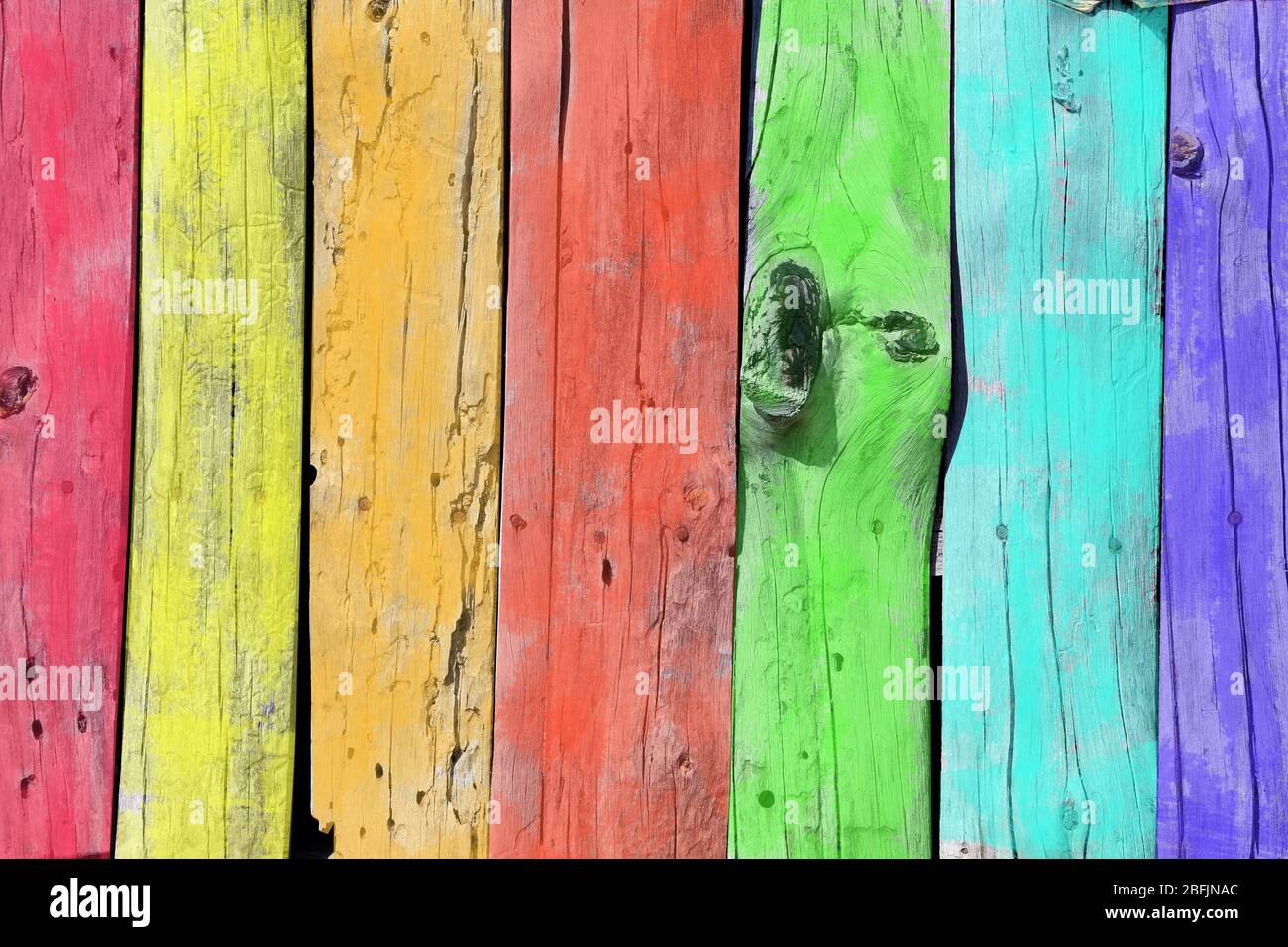 Colorful wooden texture Stock Photo - Alamy