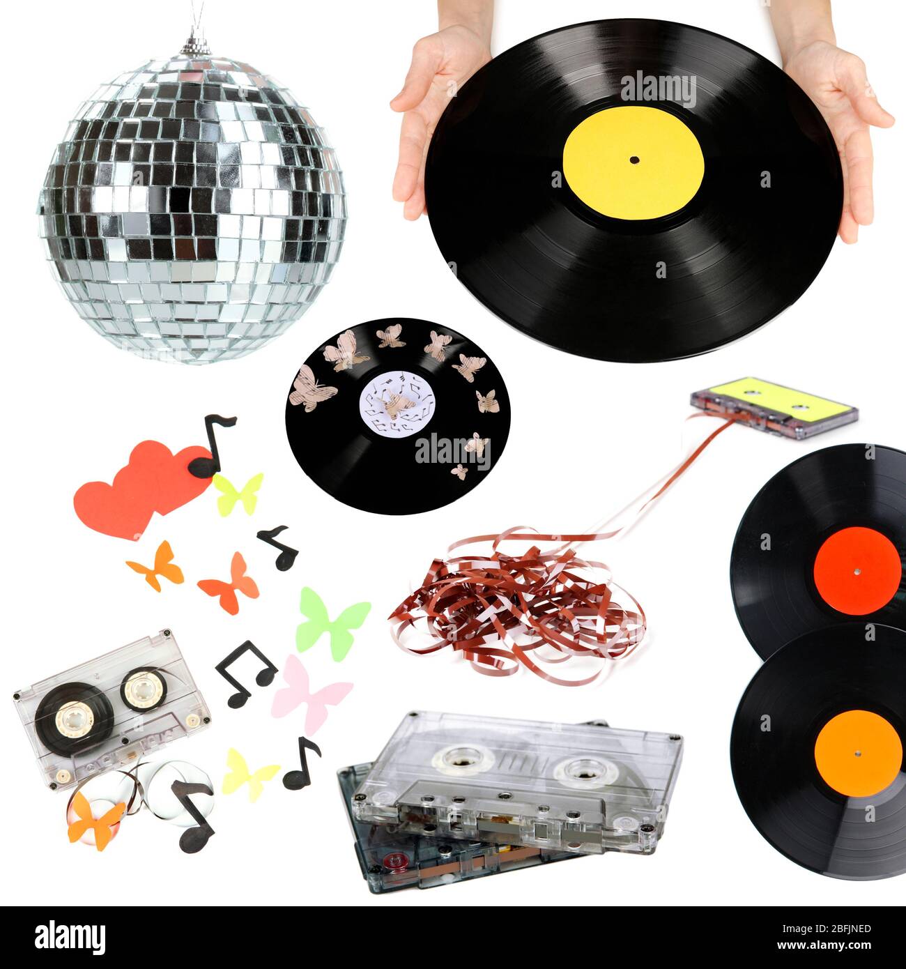 Classic disco ball isolated on hi-res stock photography and images - Alamy
