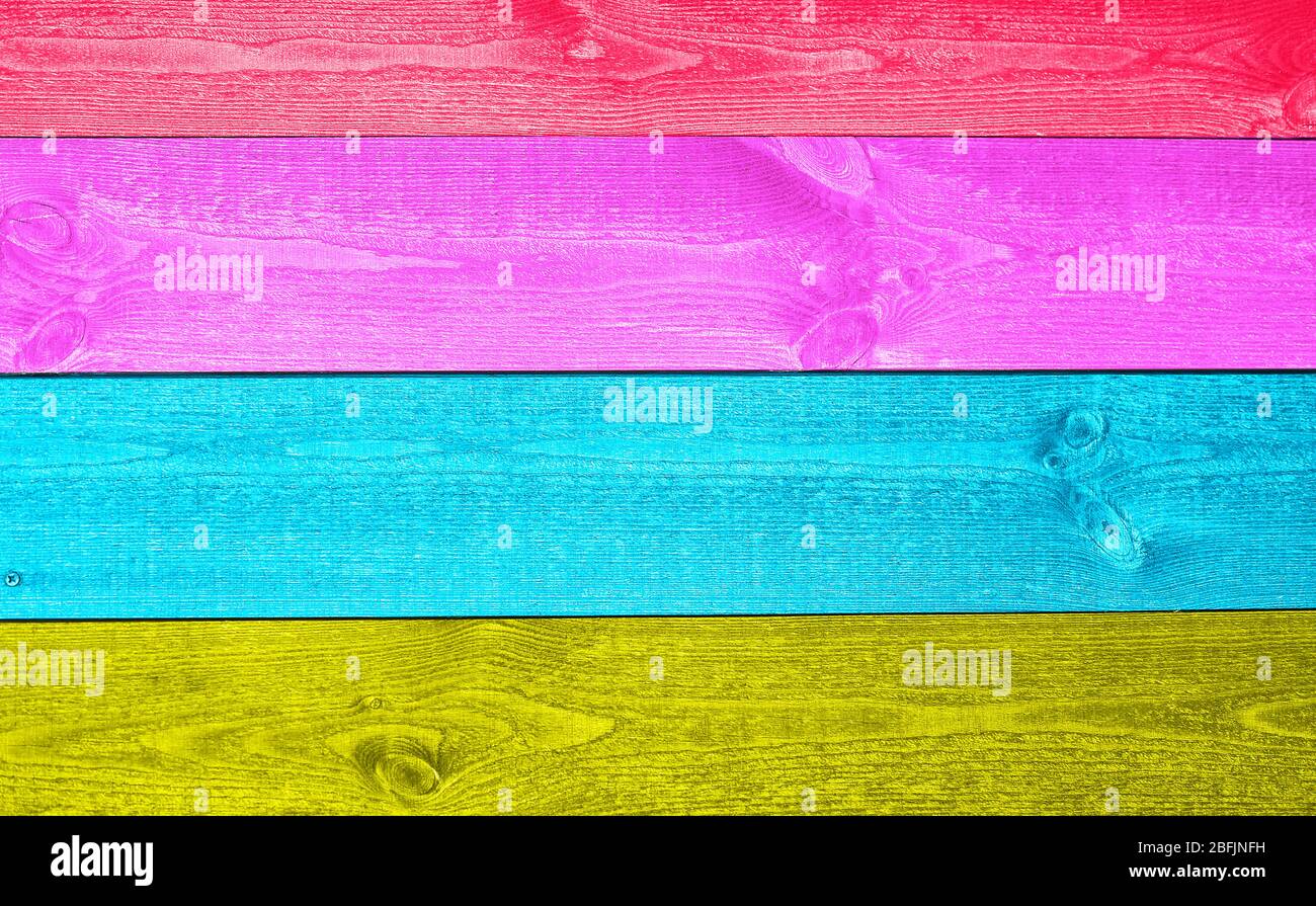 Colorful wooden texture Stock Photo - Alamy