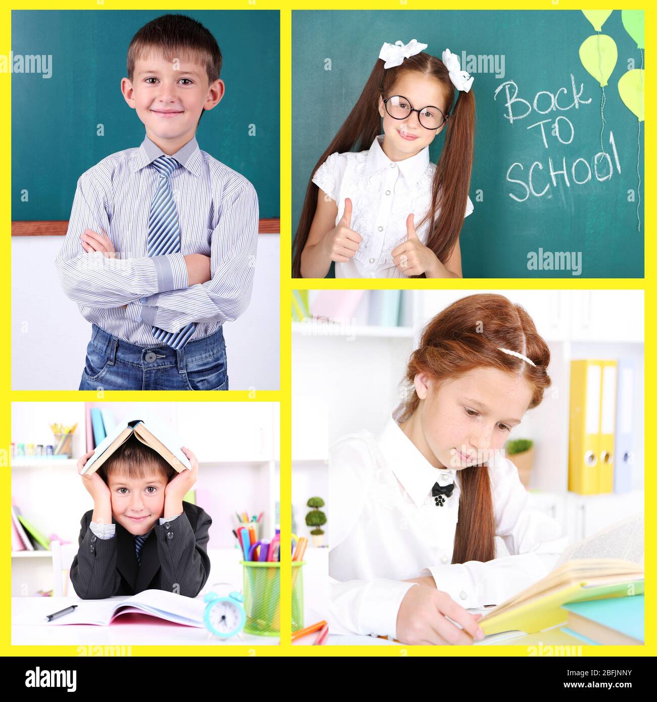 Collage stationary hi-res stock photography and images - Alamy