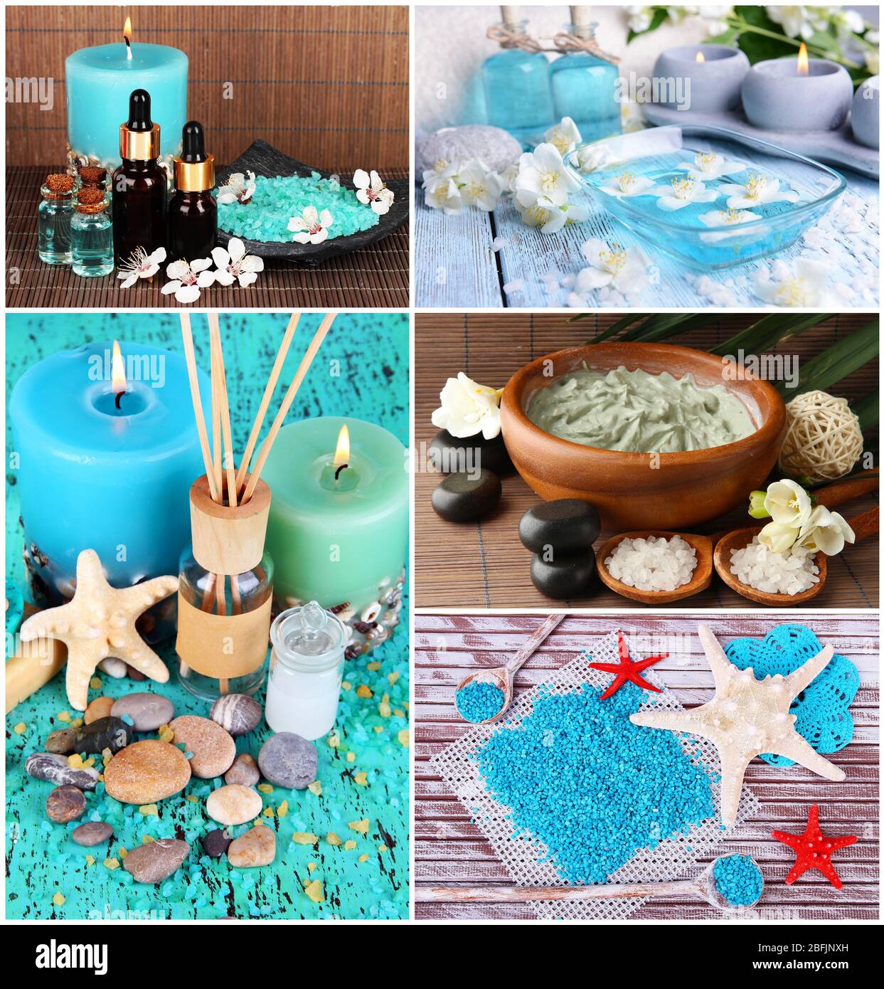 Collage spa Cut Out Stock Images & Pictures - Alamy