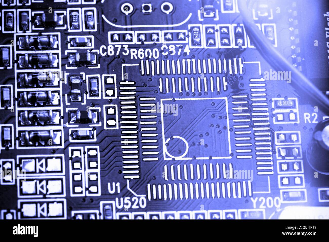 Modern electronic board close-up Stock Photo - Alamy
