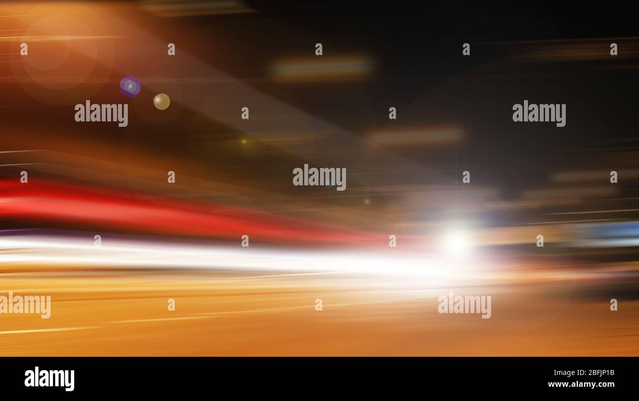 Yellow line drive driving abstract hi-res stock photography and images ...