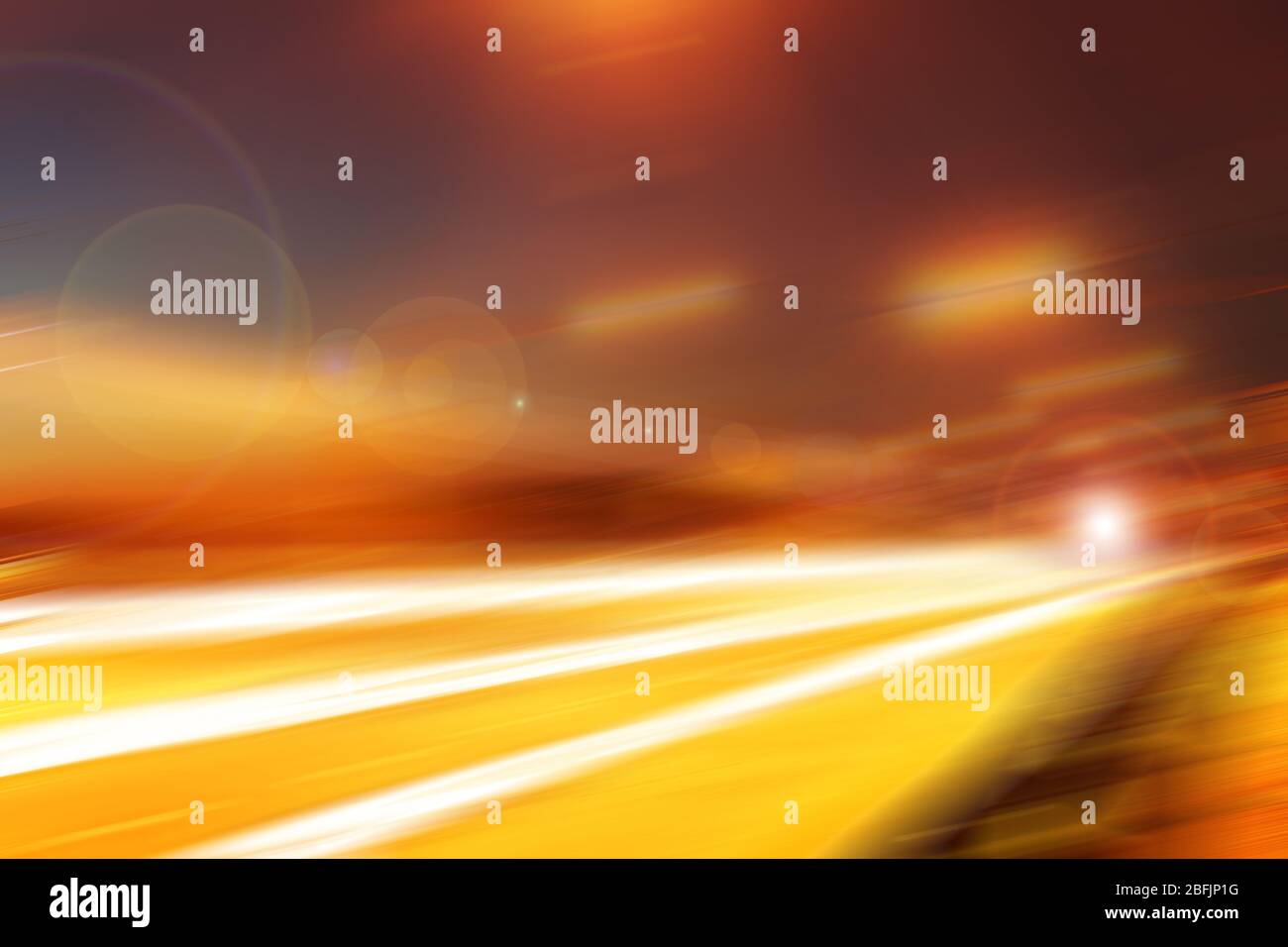 Yellow line drive driving abstract hi-res stock photography and images ...