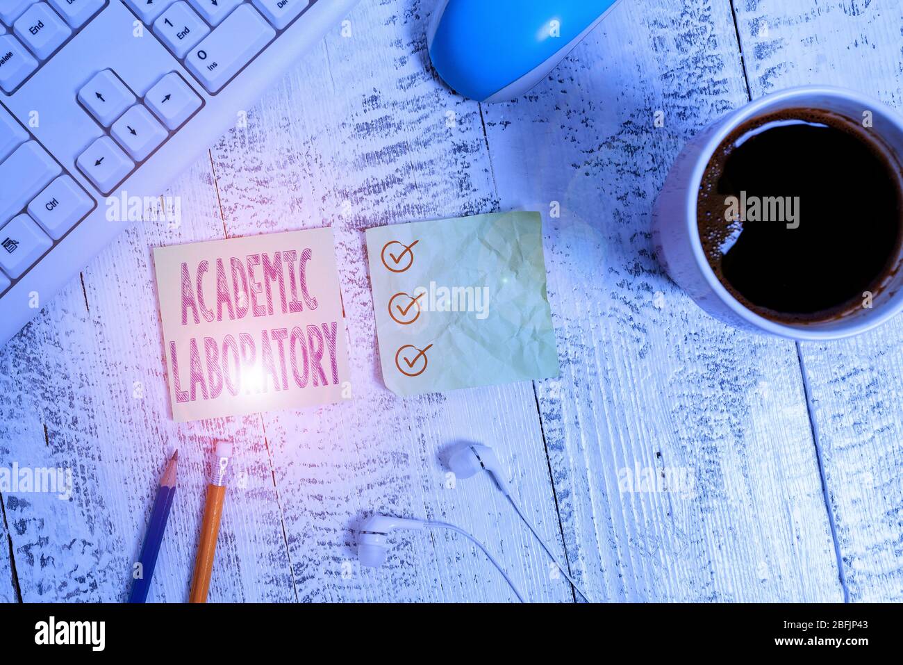 Conceptual hand writing showing Academic Laboratory. Concept meaning where students can go to ...