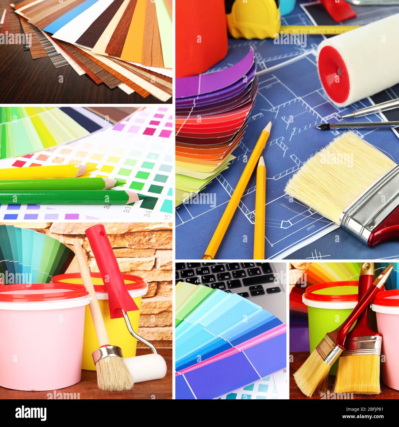 Interior design, collage, sample hi-res stock photography and images ...