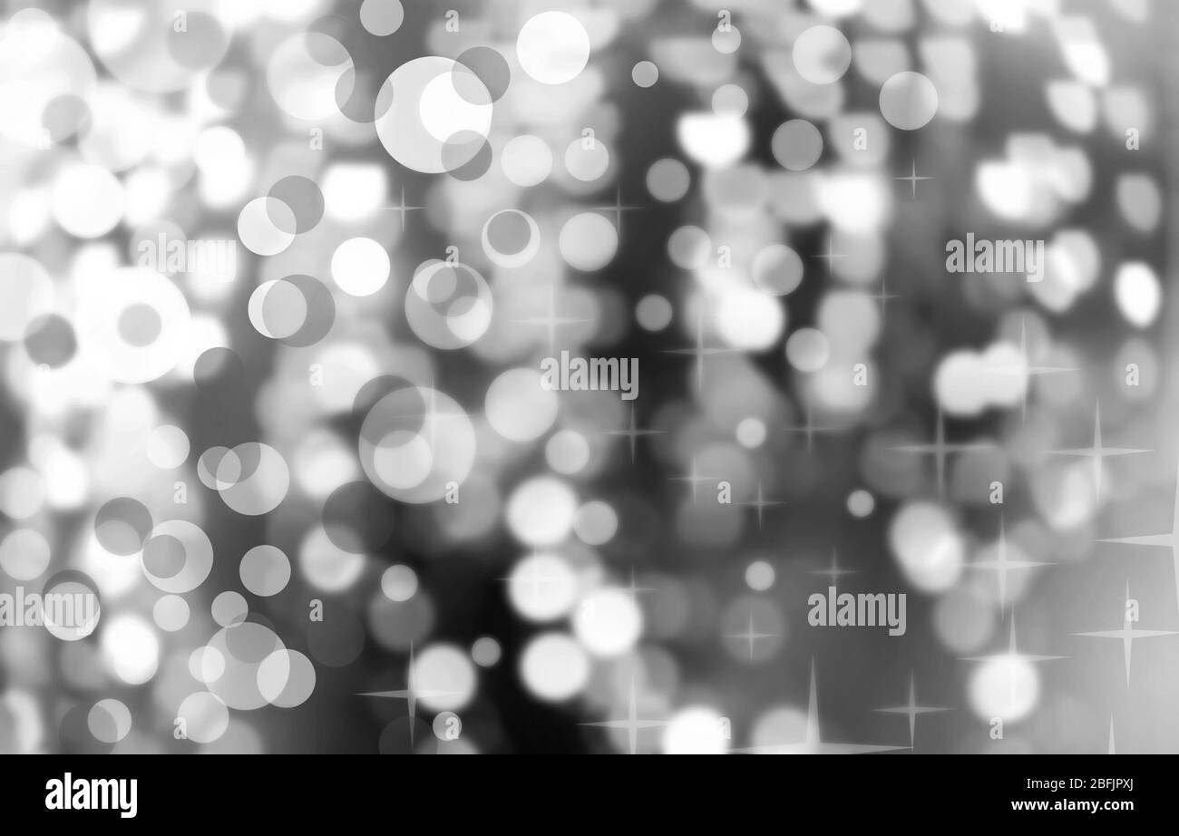 Defocused festive christmas new Black and White Stock Photos & Images ...