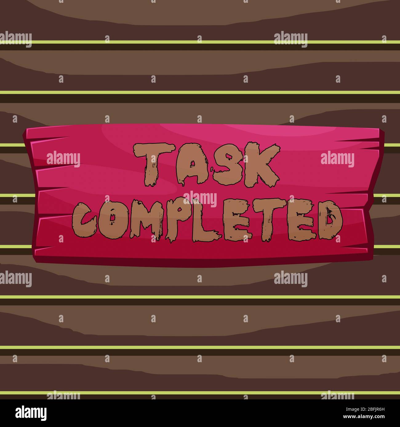 Conceptual hand writing showing Task Completed. Concept meaning ...