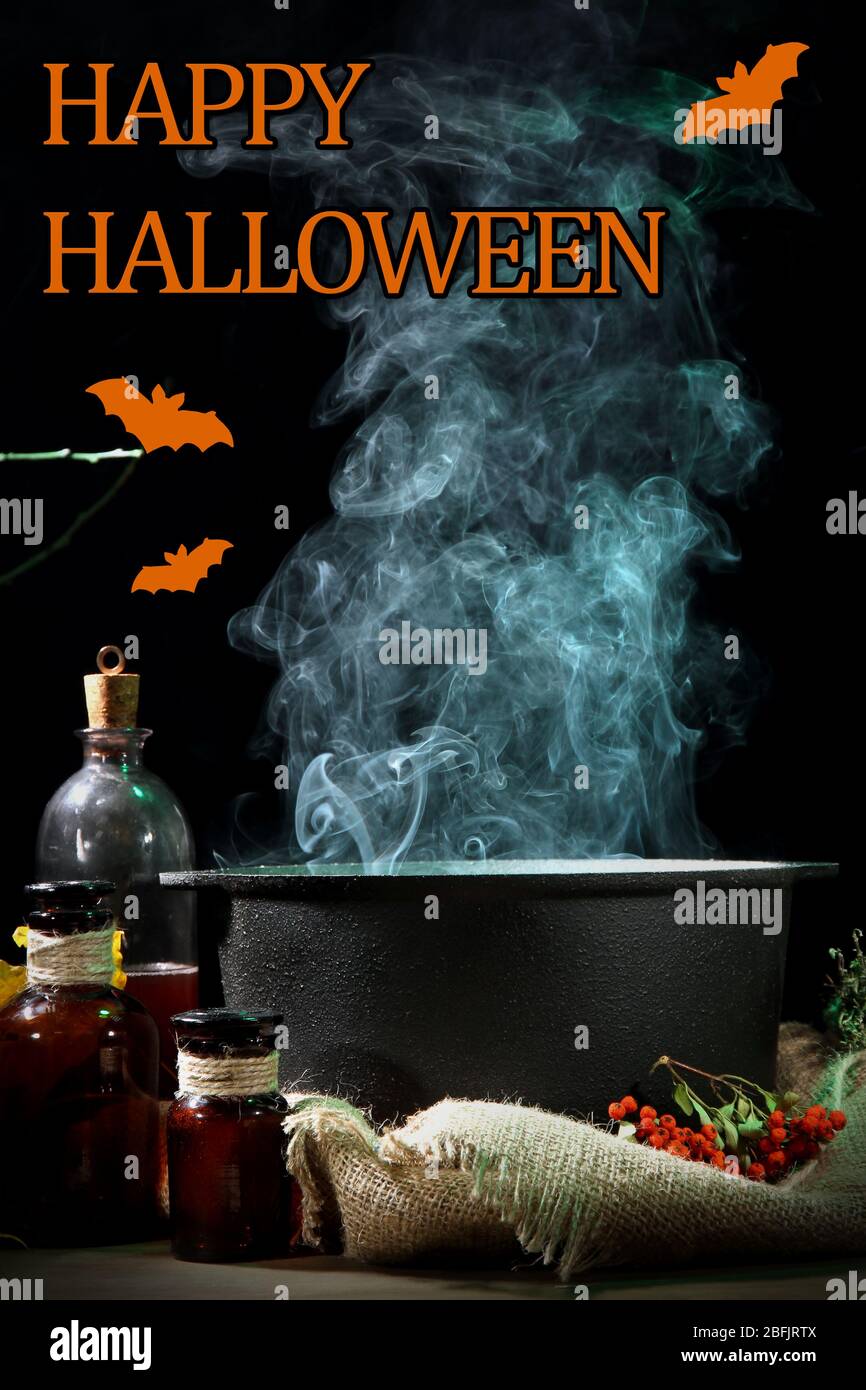 Scary Halloween laboratory Stock Photo - Alamy