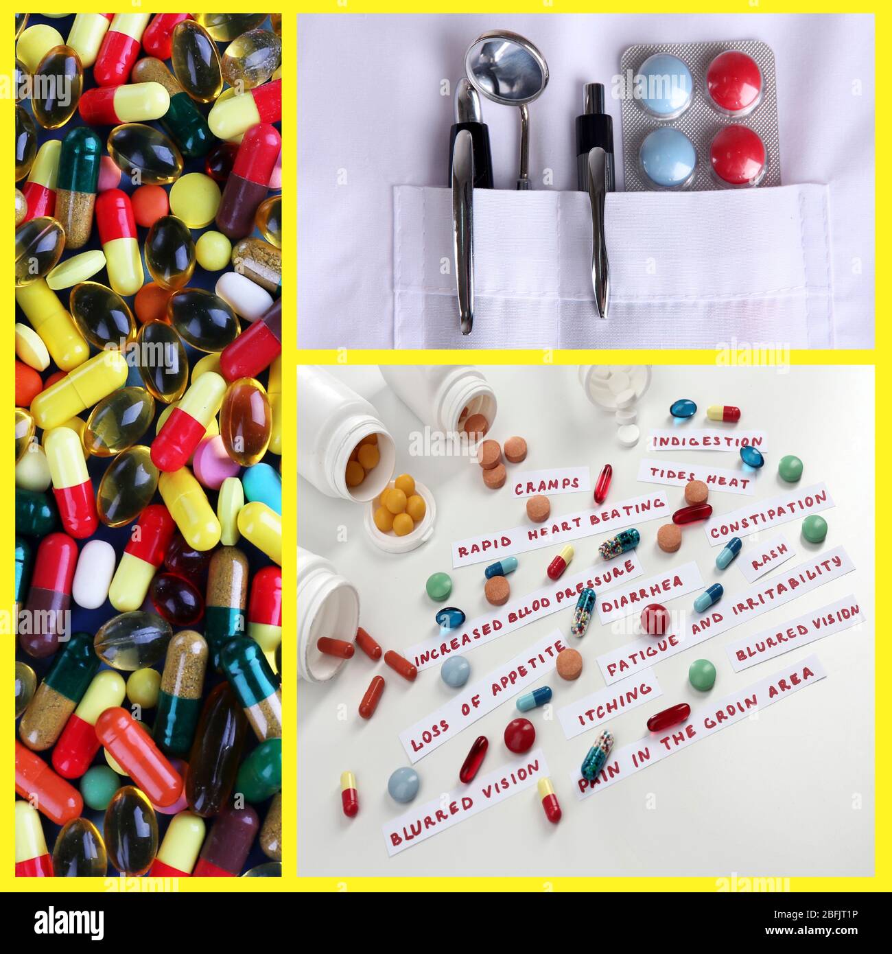 Medicine collage hi-res stock photography and images - Alamy