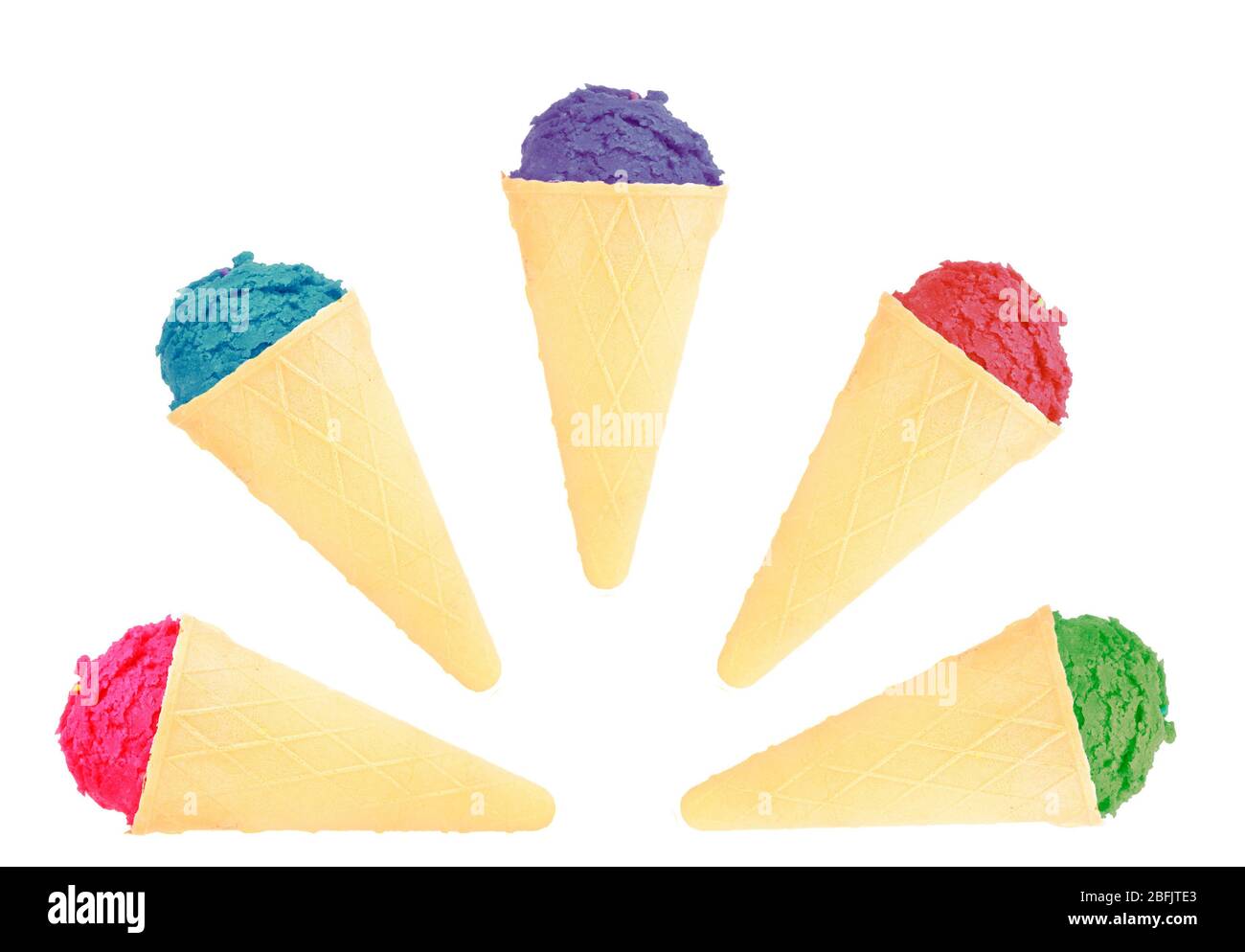 Wafer horn Cut Out Stock Images & Pictures - Alamy