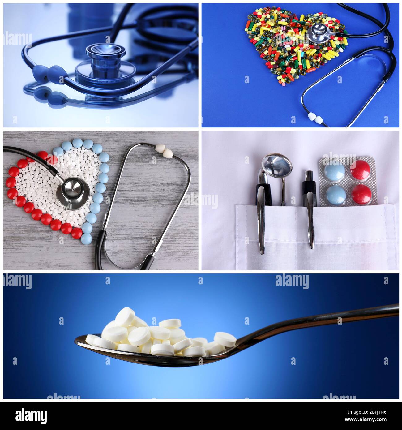 Heart health collage Cut Out Stock Images & Pictures - Alamy