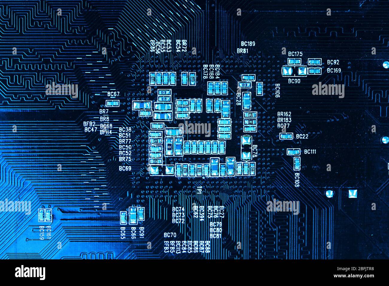 Modern electronic board close-up Stock Photo - Alamy