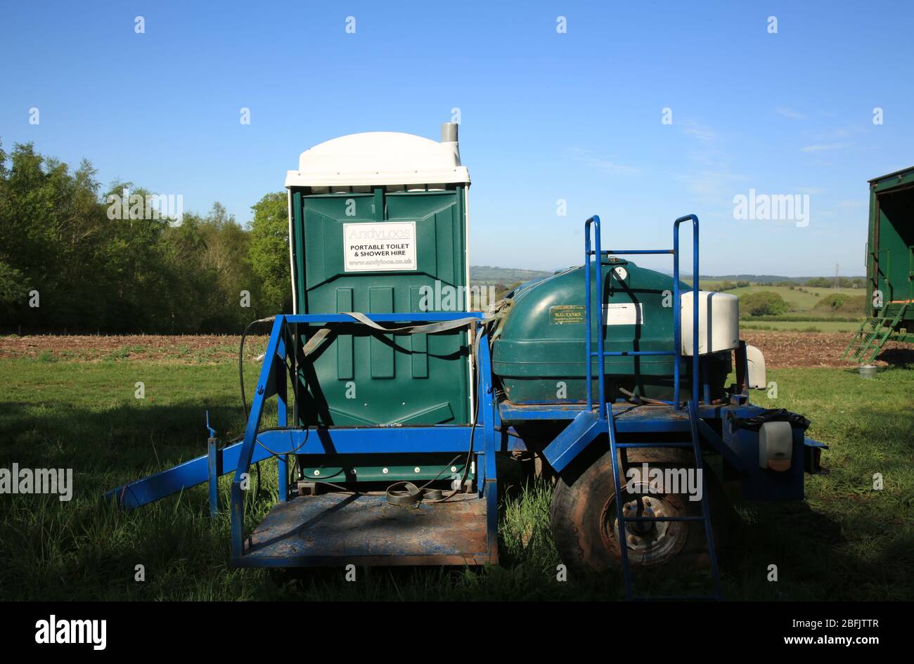 Portable toilet farm hi-res stock photography and images - Alamy