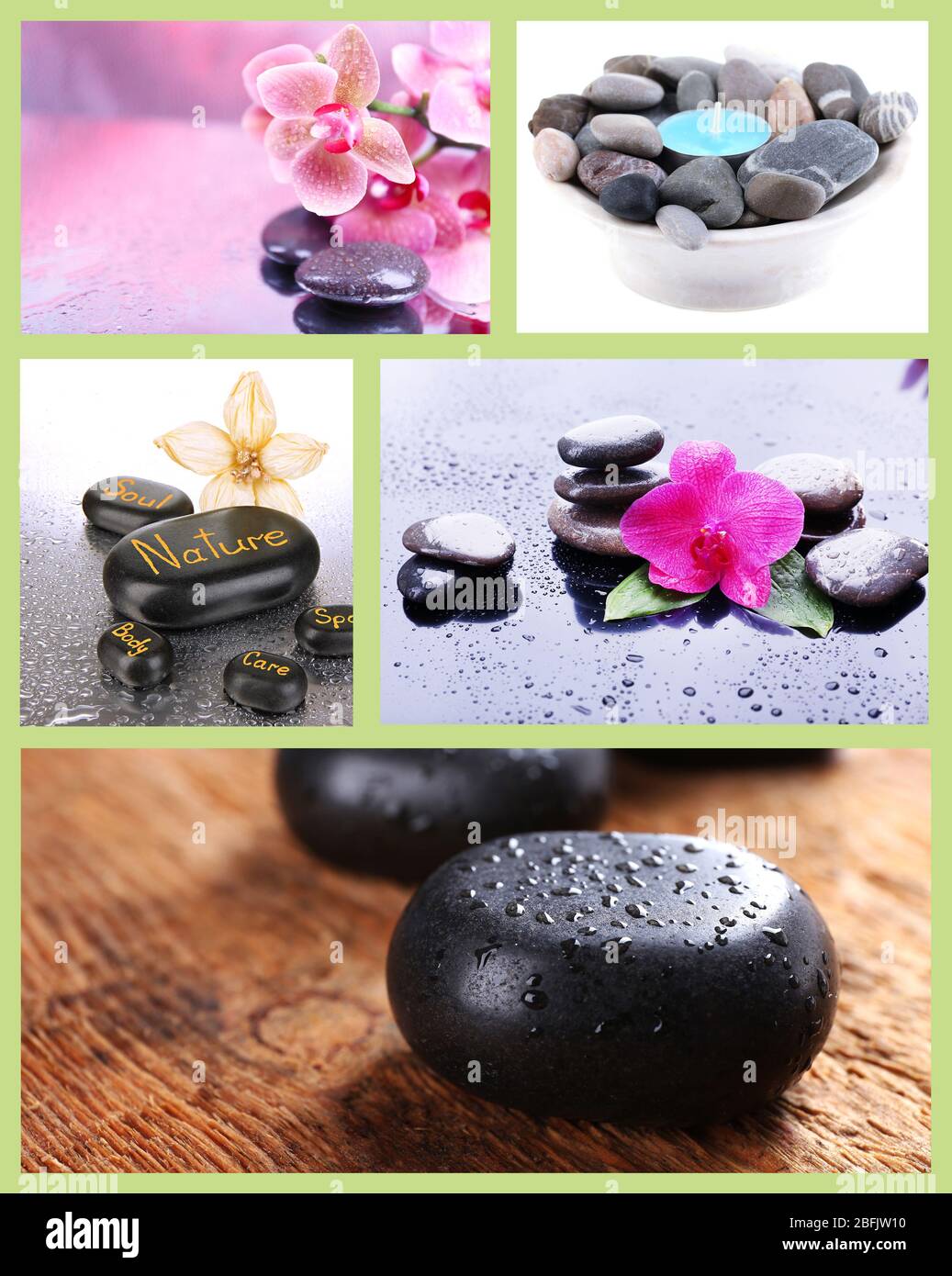 Stones collage hi-res stock photography and images - Alamy