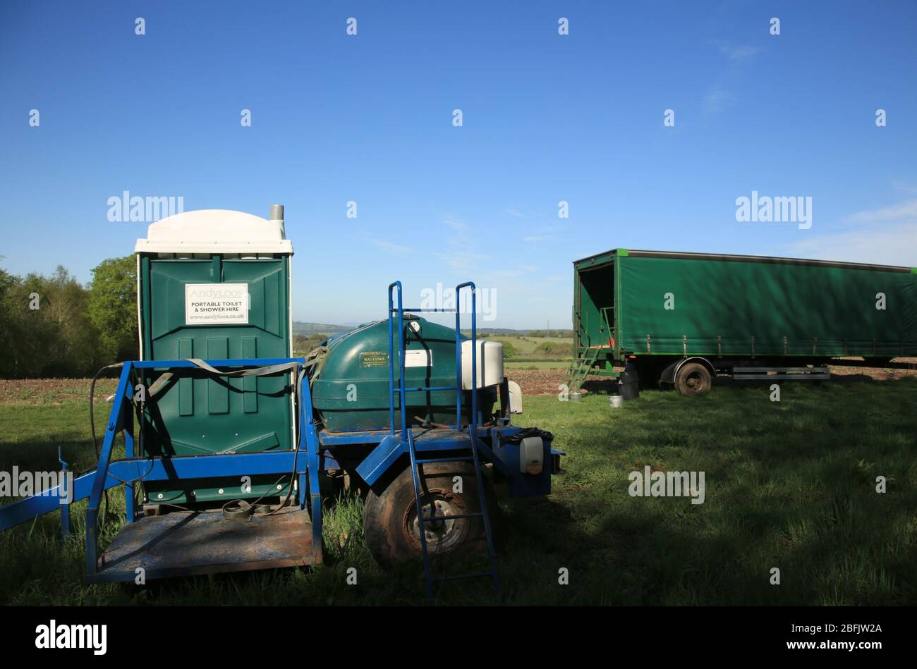 Portable toilet agriculture hi-res stock photography and images - Alamy