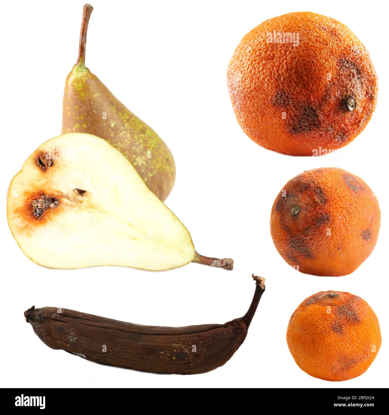Rotten fruits Cut Out Stock Images & Pictures - Alamy