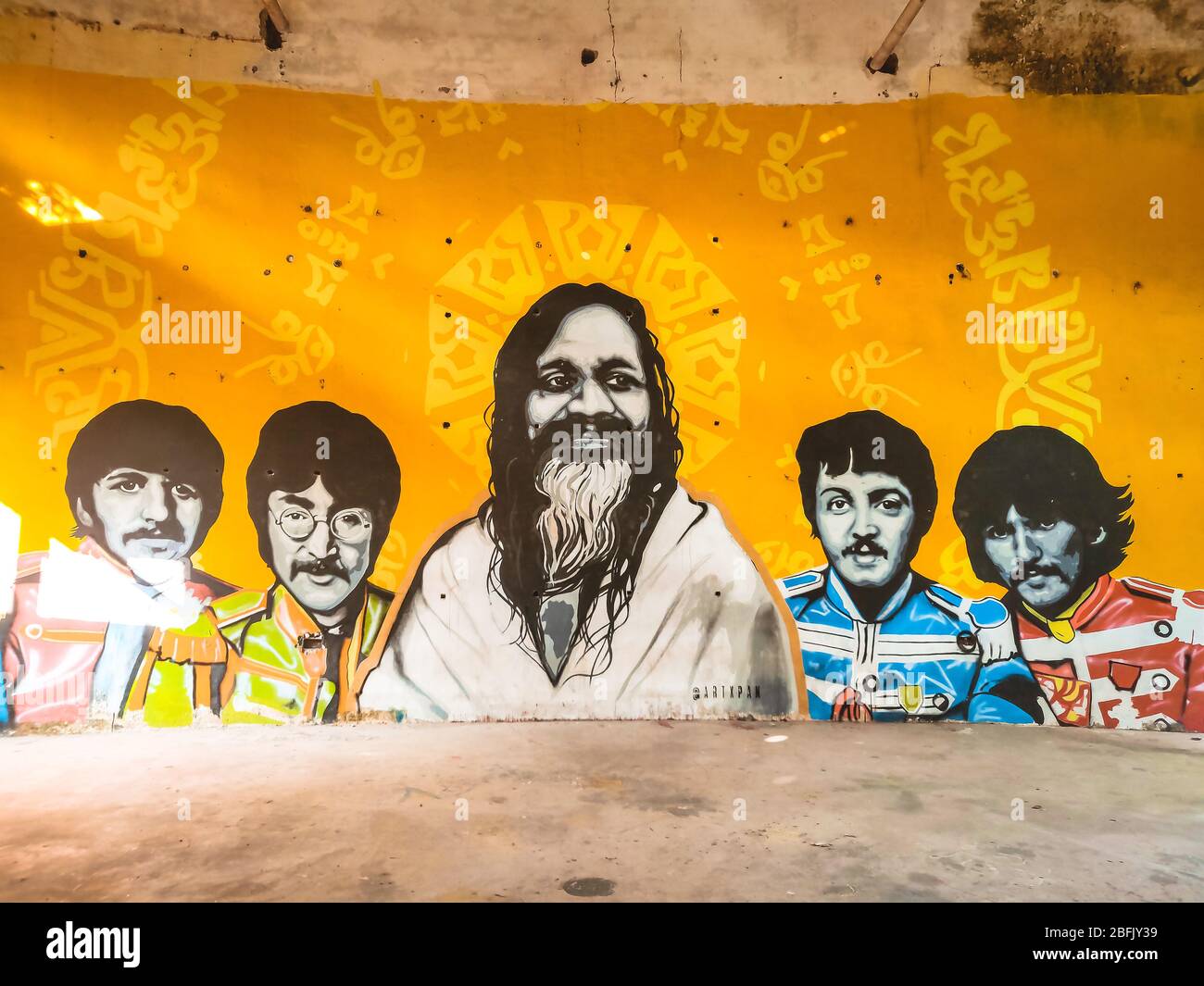 Beatles india hi-res stock photography and images - Alamy