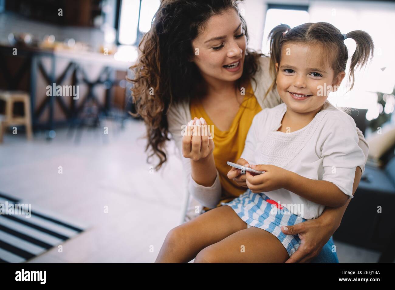 People, children, technology and addiction concept. Digital generation ...