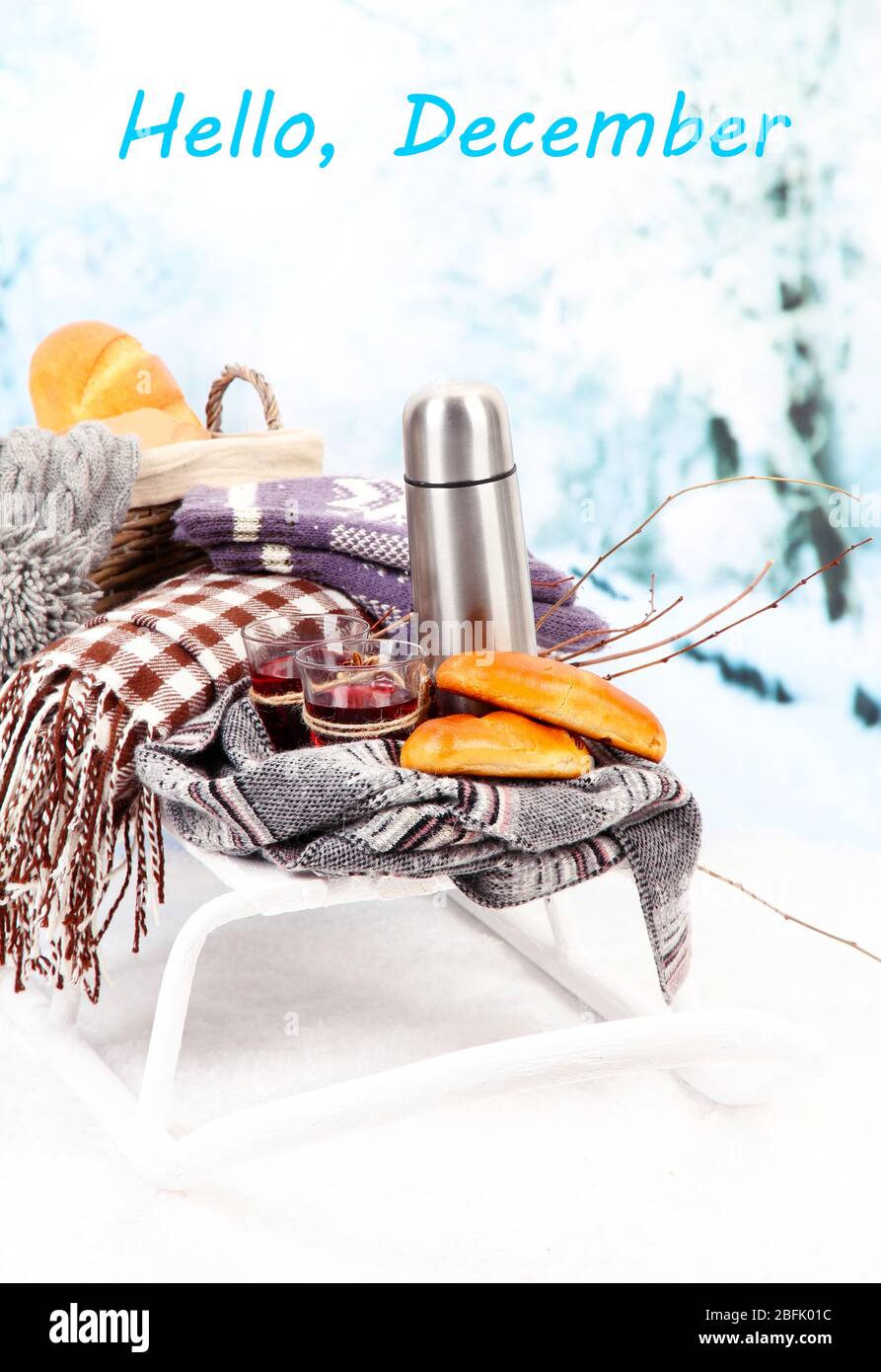 Hello december hi-res stock photography and images - Alamy